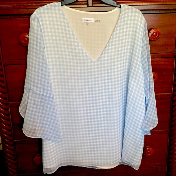 Calvin Klein | Tops | Calvin Klein Blouse | Poshmark